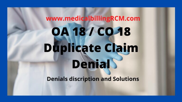 Denial Codes Archives – Medical Billing RCM