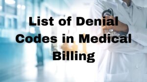 Denial Reason Codes List 2026- Medical Billing RCM
